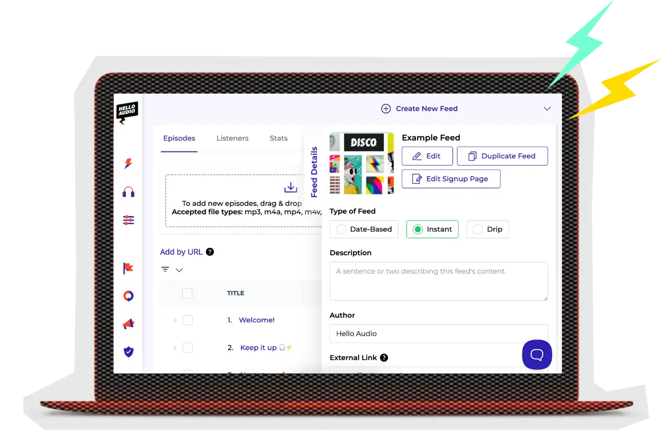 Features Page - Hello Audio