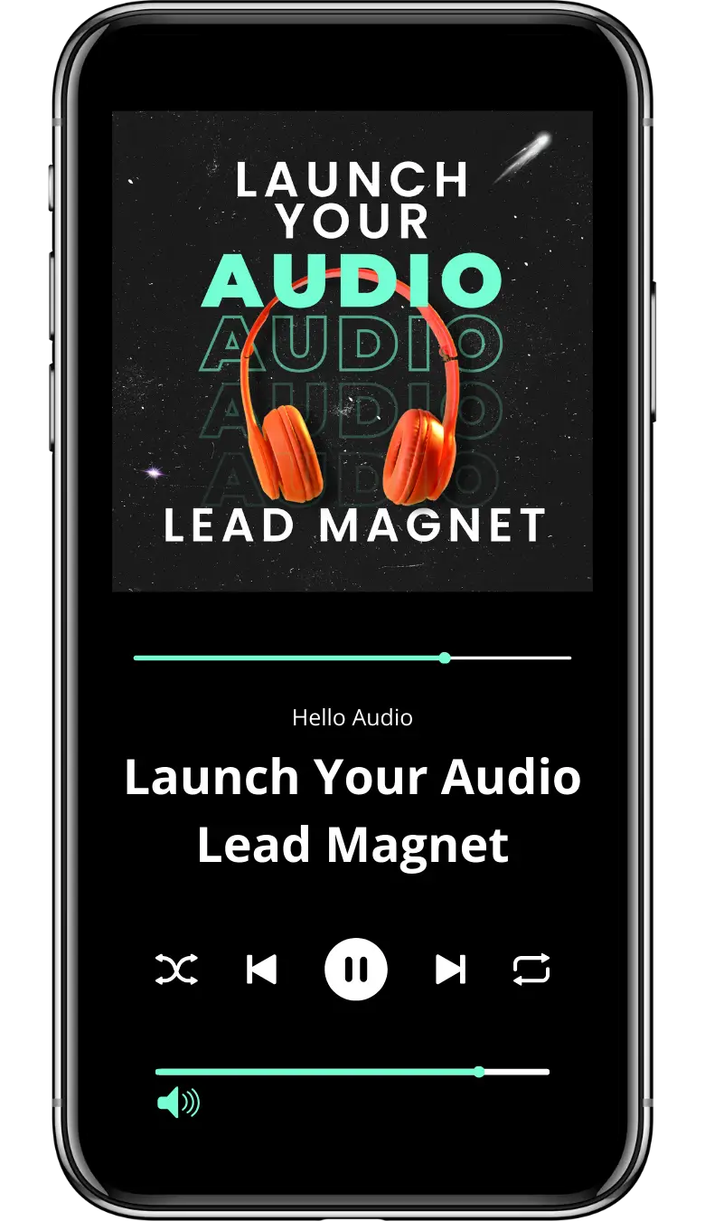 Launch Your Audio Lead Magnet TY - Hello Audio